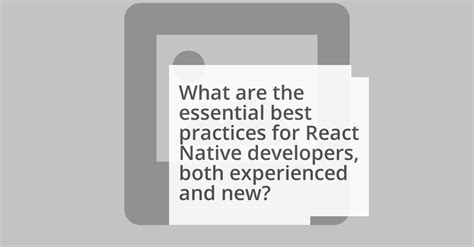 React Jobs On Linkedin React Native Best Practices — Part 1