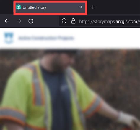 Solved Configure Browser Tab Content For Storymaps Esri Community