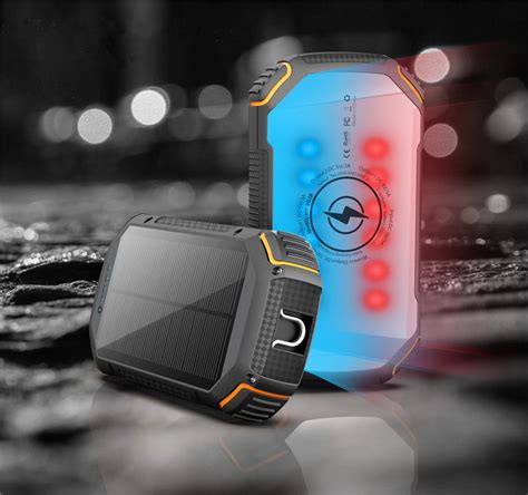 Qi Solar Powerbank Kriseskydd Danmark