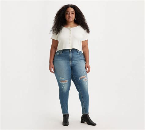 711 Skinny Womens Jeans Plus Size Medium Wash Levis® Us