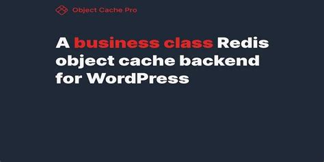 最新版 Redis Object Cache Pro插件下载WordPress对象缓存插件 晓得博客 免费资源