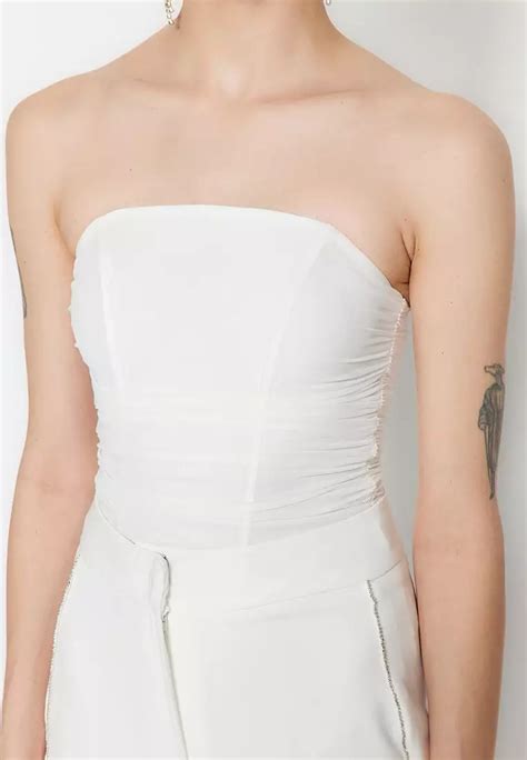 Buy Trendyol Strapless Bodysuit 2024 Online Zalora Philippines