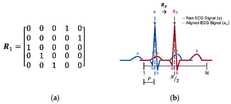 A Circular Shift Matrix R P When N 5 And P 1 B The Download Scientific Diagram
