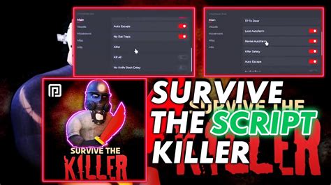 Survive The Killer Script Hack Gui Loot Auto Farm Teleports Auto Revive Auto Escape