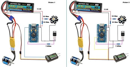Control Power Led Brightness And Brushless Motor Via ESC Using Pwm