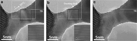 Sequential High Resolution Transmission Electron Microscopic Images Download Scientific Diagram