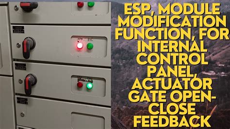 Esp Module Modification Function For Internal Control Panel Actuator