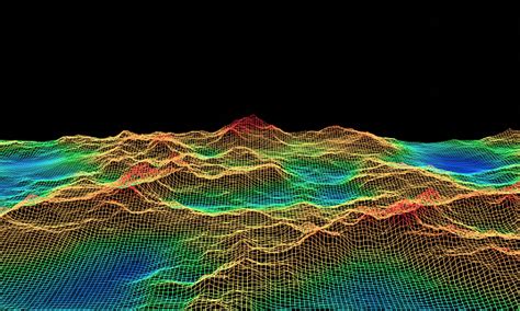 3d 지형 와이어프레임 컬러 레벨 맵입니다 지질학에 대한 스톡 벡터 아트 및 기타 이미지 지질학 지도 여러 층 Istock
