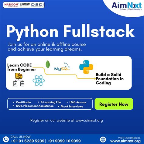 Aimnxt Edtech On Linkedin Pythonfullstack Careerdevelopment