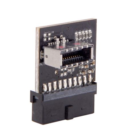 Cy Usb Front Panel Socket To Usb Pin Header Male Extension Adapter For Motherboard