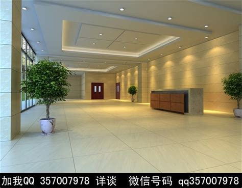 办公楼大厅设计案例效果图 美国室内设计中文网