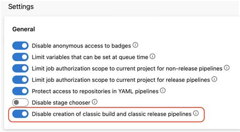 Disable Creation Of Classic Pipelines Azure Devops Blog