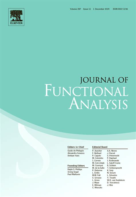 Journal Of Functional Analysis Journal Finder
