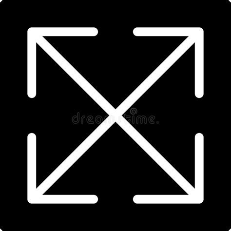 Full Screen Vector Icon Full Screen And Exit Full Screen Icon