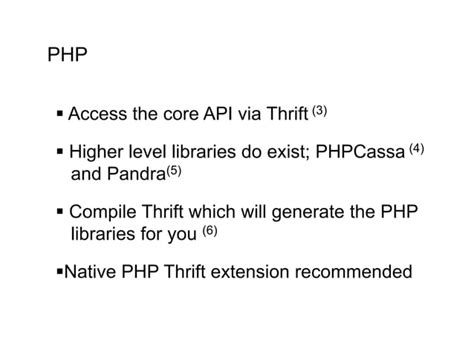 Php And Cassandra Ppt