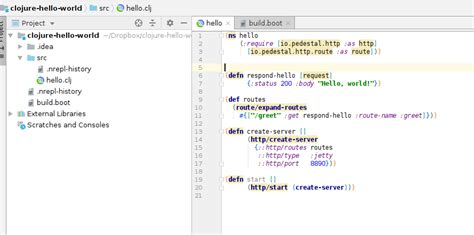 Clojure Pedestal Io Code Is Not Resolved In IntelliJ Stack Overflow