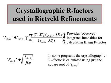 Ppt The Rietveld Method Powerpoint Presentation Free Download Id9134407