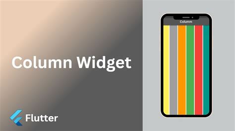 column widget in flutter youtube