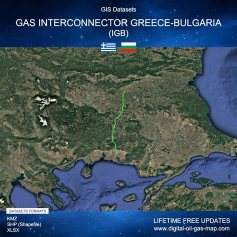 Gis Datasets Of Gas Interconnector Greece Bulgaria Igb Pipeline Route Gas Metering Stations