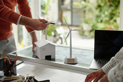 Premium Photo Engineers Discussing Sustainable Real Estate Project