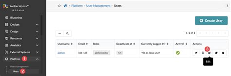 Update User Profile Apstra 51 Juniper Networks