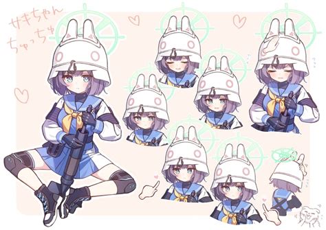 Saki Blue Archive Drawn By Sorakuu Danbooru