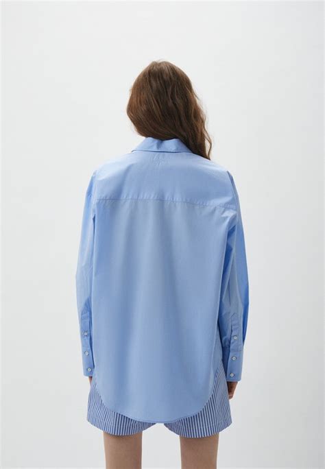 Рубашка MSGM, цвет: голубой, RTLADE917901 — купить в интернет-магазине ...