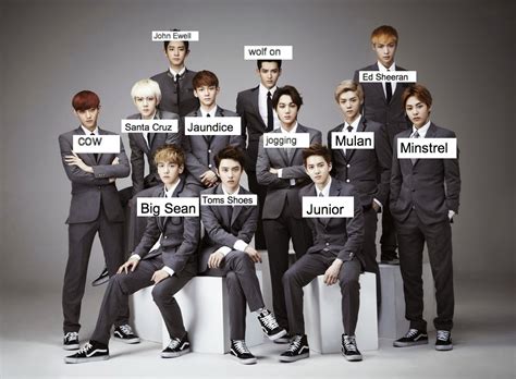 Exo Members Names