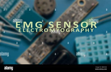 Electromyography Emg Sensor Measures Electrical Signals From Muscle