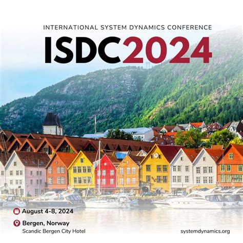 2024 International System Dynamics Conference System Dynamics Society
