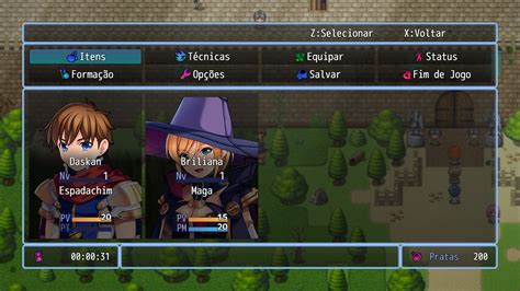 Main Menu Pretty Much Done Uh The Language Is Portuguese I Am