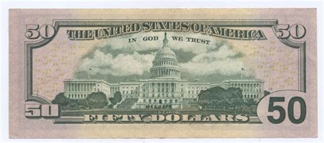 File 50 USD Series 2004 Note Back Dollar Banknote Bank Notes Money Bill
