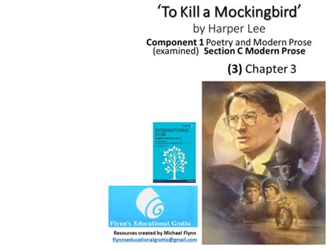 Gcse Literature 3 ‘to Kill A Mockingbird Chapter 3 Teaching Resources