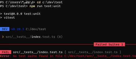 `no Test Suite Found` On Windows For `v0285` · Issue 2962 · Vitest Devvitest · Github