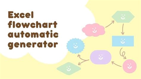 Automatic Flowchart Generator In Excel Windows Pc Etsy Australia