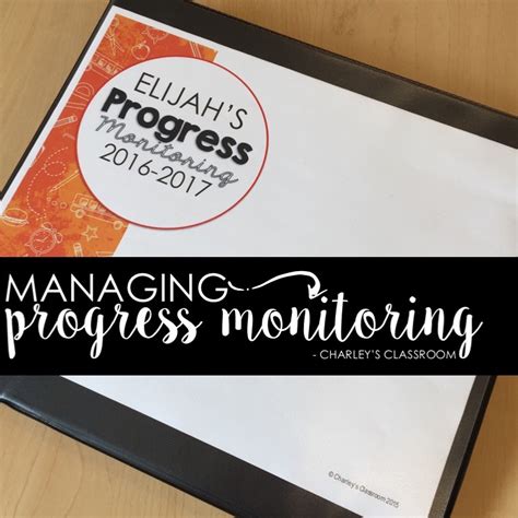 Managing Progress Monitoring Charleys Classroom