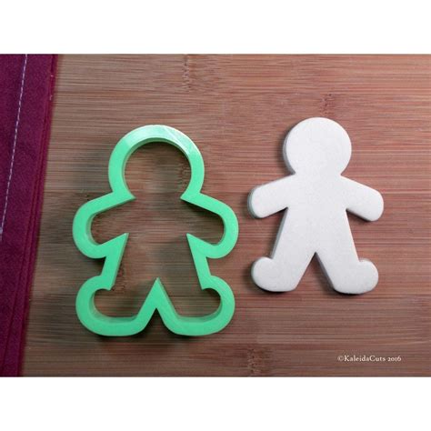 Classic Gingerbread Man Cookie Cutter Kaleidacuts