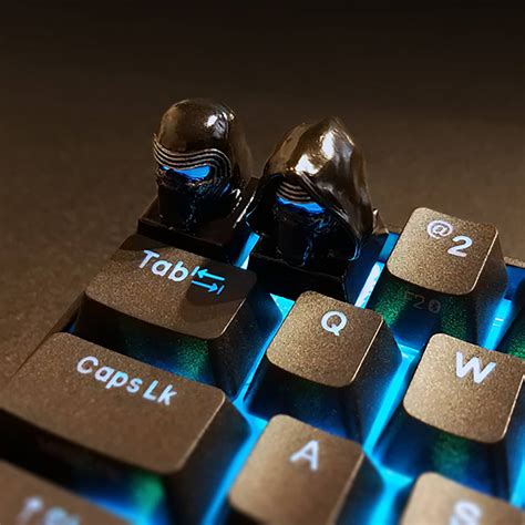 Star Wars Kylo Ren Backlit Led Keycaps Handmade Resin Custom Etsy