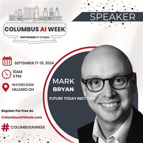 mark bryan on linkedin excited to speak at the upcoming columbus ai week