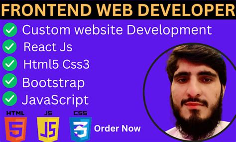 Be Your Front End Web Developer Using React Js By Raziullahkhan Fiverr