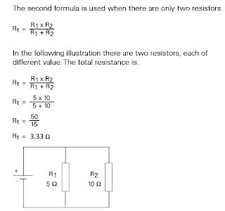 Current Electricity DC Parallel Circuit