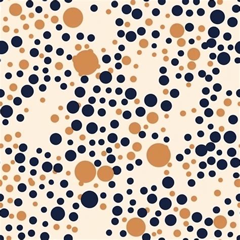 Premium Ai Image A Close Up Of A Pattern Of Circles And Dots On A White Background Generative Ai