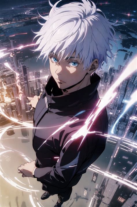 Gojo Satoru Ai Art Pixai