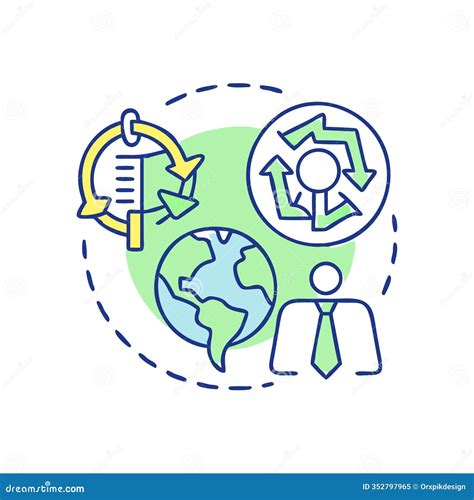 Visualizing Corporate Structure Evaluation Cartoon Vector 352797947