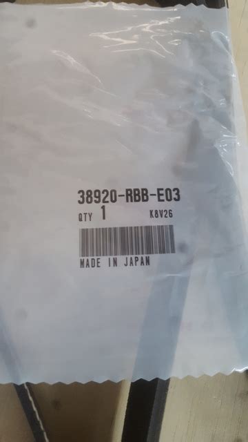38920-RBB-E03 - 2007-2009 Honda CR-V - Belt Compressor (Bando ...