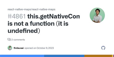 This GetNativeComponent Is Not A Function It Is Undefined Issue