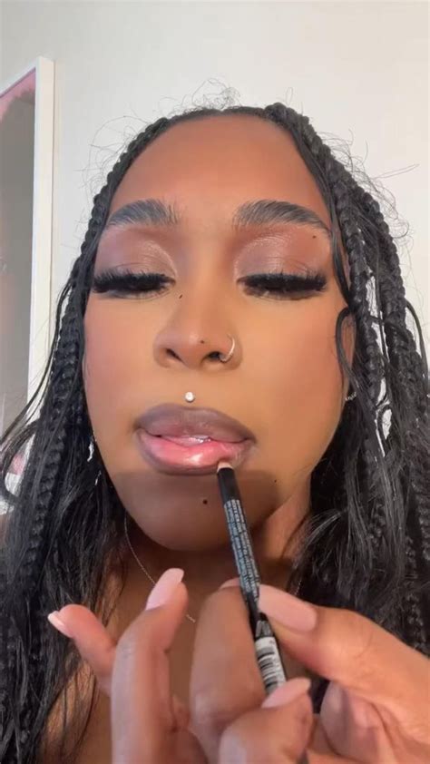 Brown Lip Liner Combo Dark Skin Makeup Beauty Makeup Tips Makeup