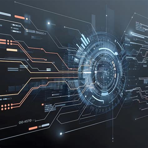 Futuristic Big Data Visualization Graphics Perfect For Modern Business And Analytics
