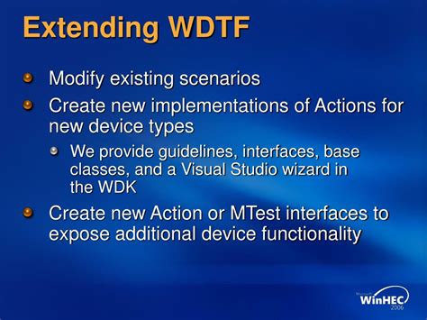 PPT Using The Windows Device Testing Framework To Simplify Windows Driver Testing PowerPoint