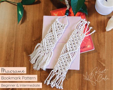 PATTERN Macrame Bookmark In Two Styles Etsy Australia